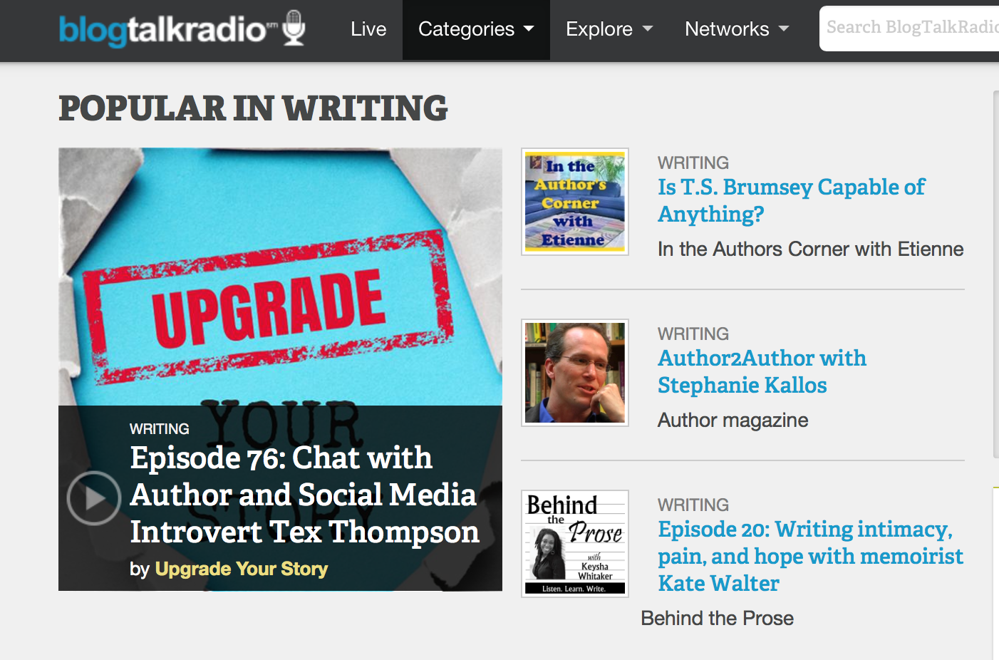 Ep. 20 with LGBT author Kate Walter debuts in Top 4 writing podcasts on ...
